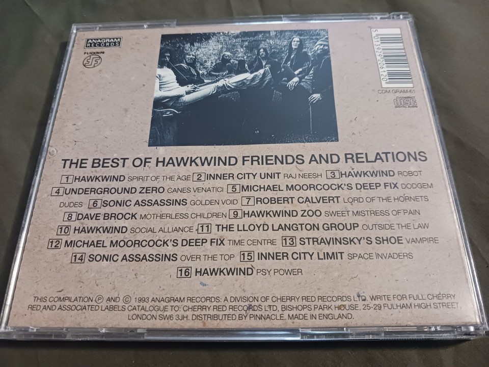 The Best Of Hawkwind Friends & Relations by Hawkwind [CD, 1993, Anagram ...
