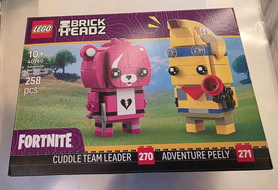 LEGO 40760 Fortnite BrickHeadz Peely & Cuddle Team Leader BNIB Mint ...