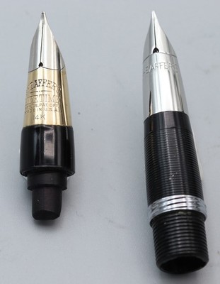 2 Sheaffer Triumph Nibs / 14K Lifetime Two Tone / Sheaffer's Silver ...