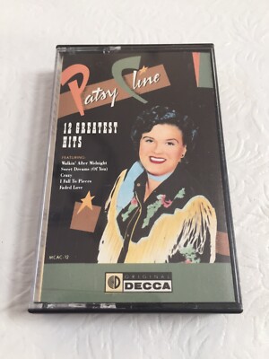 Patsy Cline “12 Greatest Hits” 1988 Cassette Tape MCAC-12 | eBay