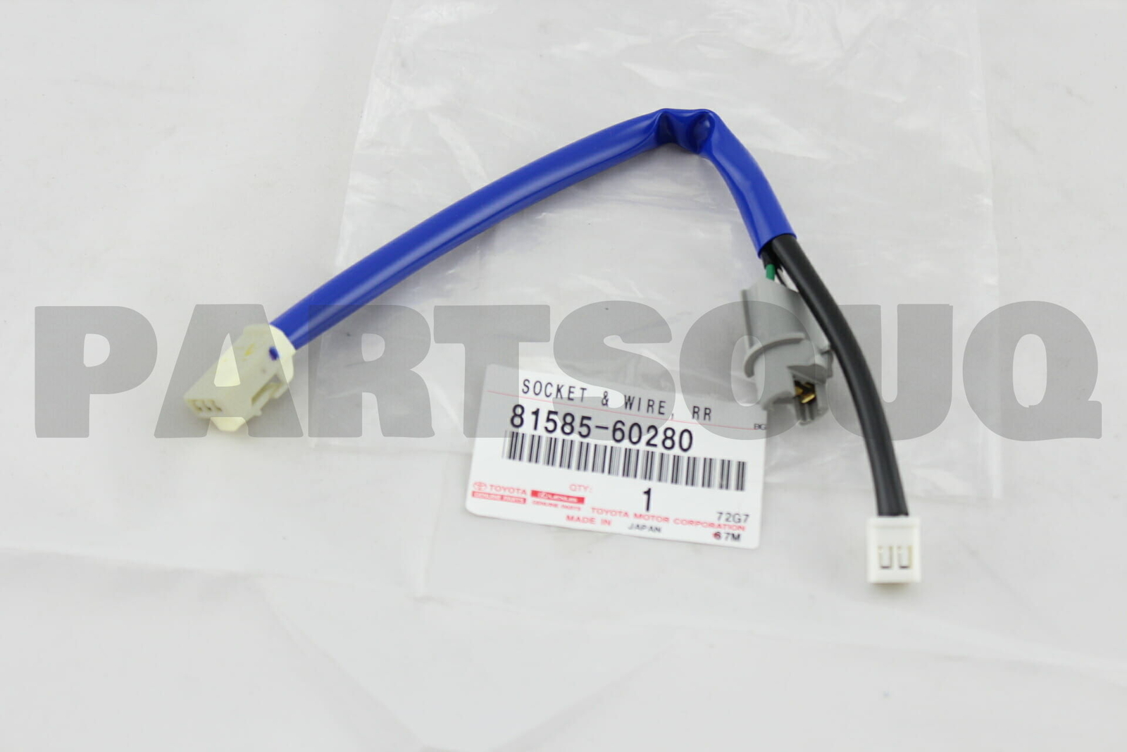 8158560280 Genuine Toyota SOCKET AND WIRE, REAR LAMP 81585-60280 | eBay