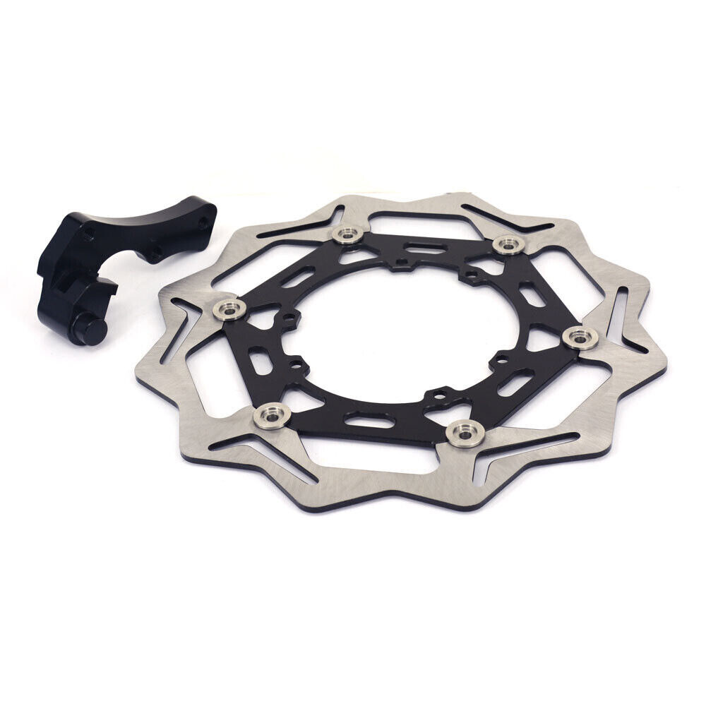 270mm Front Brake Disc Rotor Bracket Aluminum Black Fit For Honda CR E ...