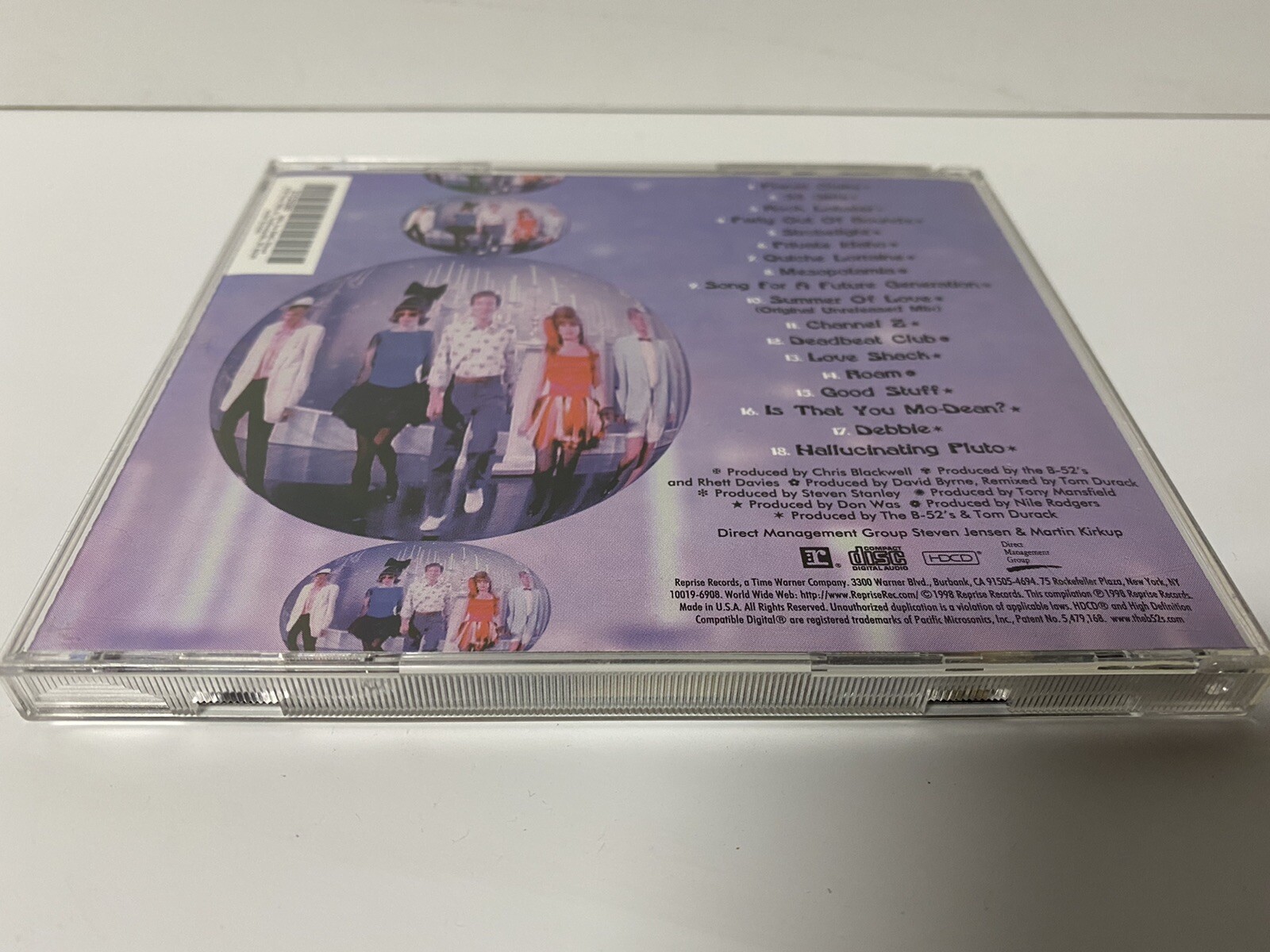 THE B-52'S TIME CAPSULE SONGS FOR A FUTURE GENERATION CD 1998 REPRISE ...