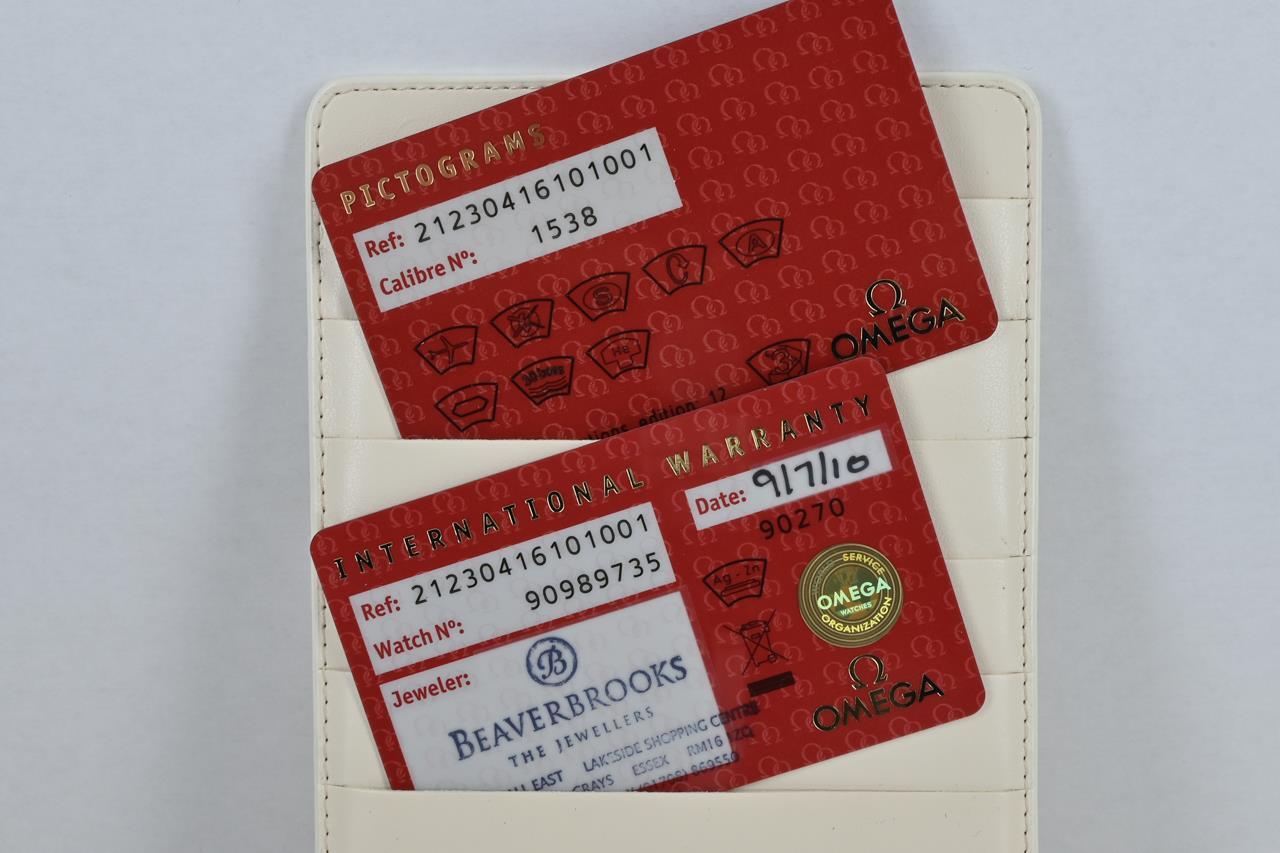 Omega Seamaster W'tee Cards & Pictograms Ref 212.30.4… - Gem
