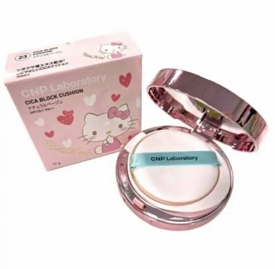 Sanrio Hello Kitty CNP Official Cica Block Cushion Foundation 13g Japan ...