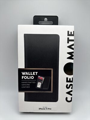 Case-Mate Wallet Credit Card Folio Leather Case for iPhone 11 Pro (5.8 ...