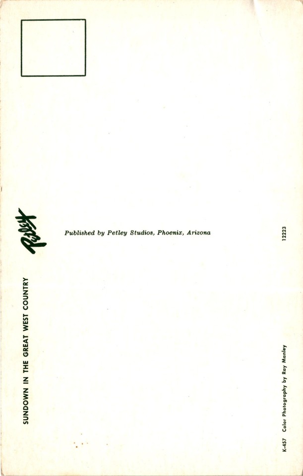 Ray Manley Great West Country Phoenix Arizona Petley Studios American P ...