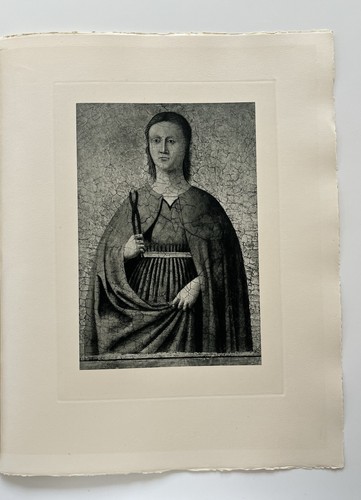Etching Old Master Piero Della Francesca Saint Apollonia Printed France ...