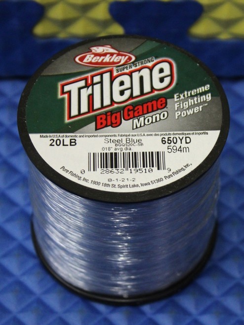Berkley Trilene Big Game Steel Blue 1/4 LB Spool Mono BGQS CHOOSE YOUR ...