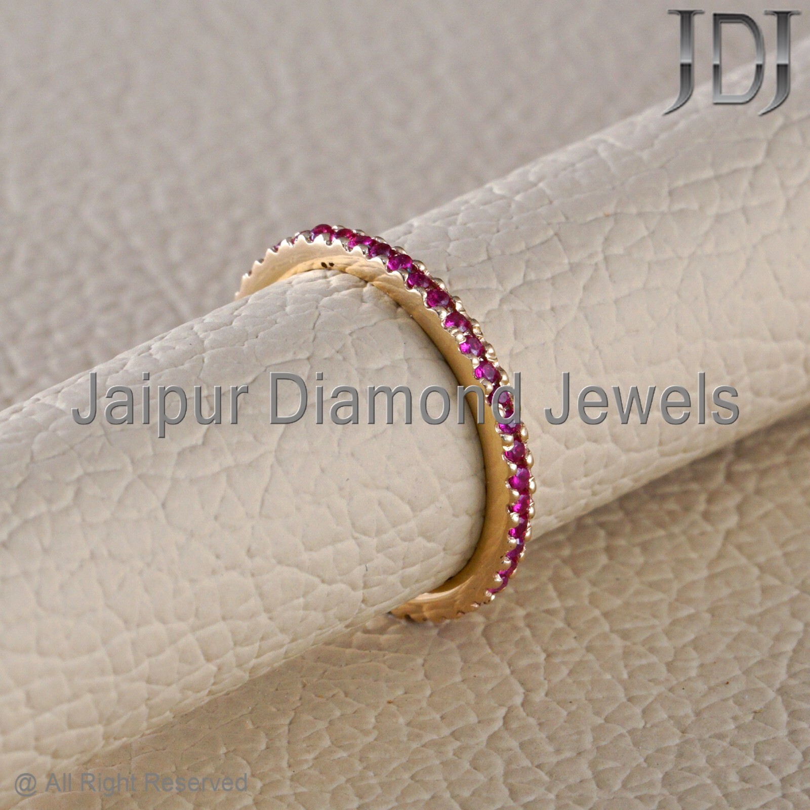 Solid 14k Yellow Gold Jewelry Natural Ruby Gemstone Stackable Dainty ...