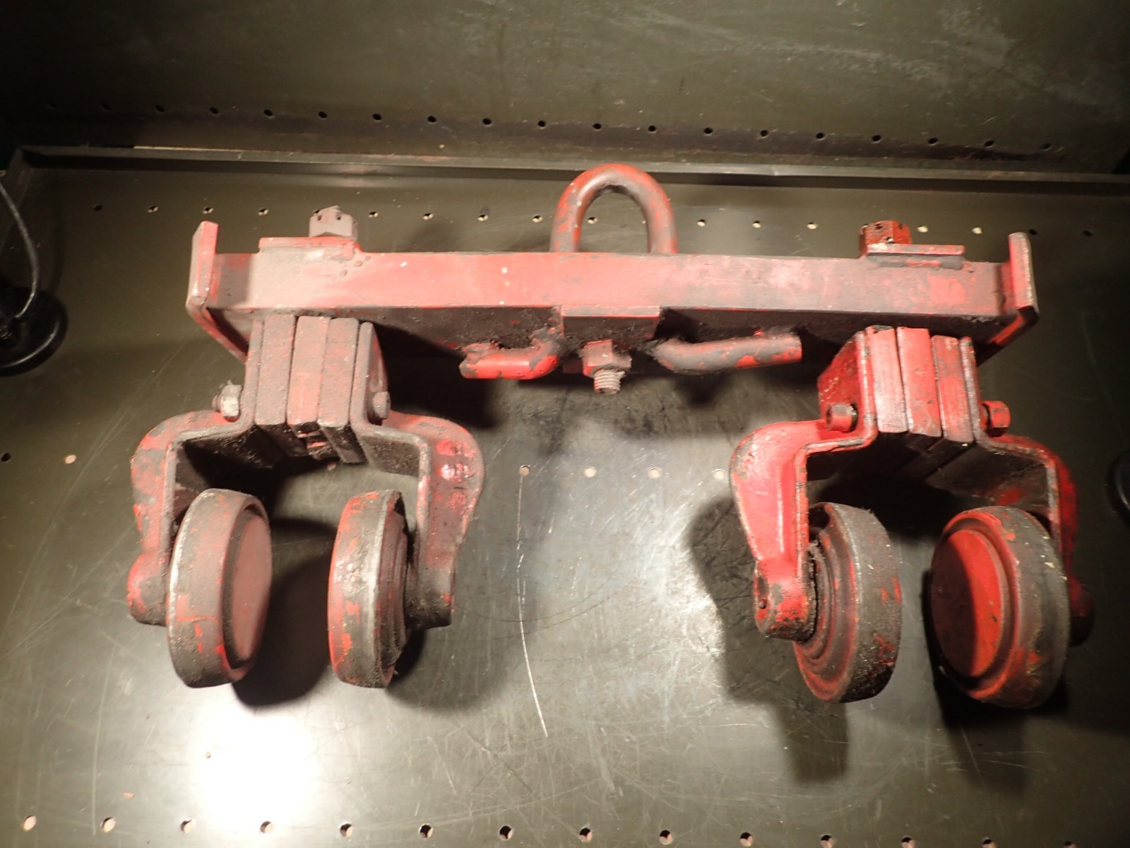 Heavy Duty 4" I-Beam Crane Hoist Spanner Trolley: 16-1/2" Center to ...