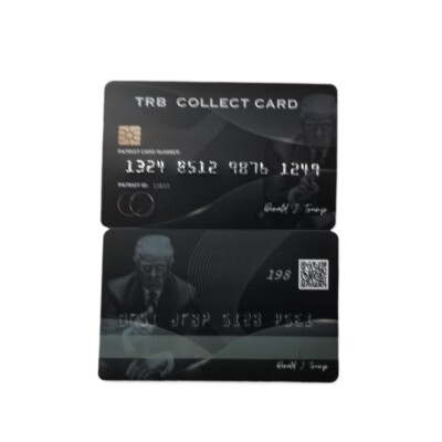 10 pcs USA President Donald Trump TRB COLLECT CARD Blue Card for Fans ...