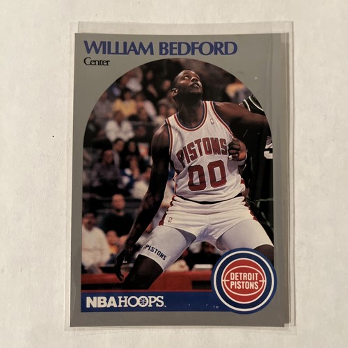 1990-1991 NBA HOOPS Basketball Cards WILLIAM BEDFORD #102 Detroit ...