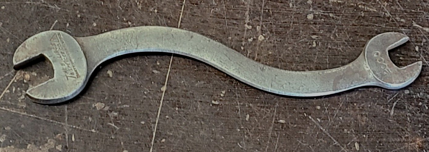 Vintage Billings & Spencer Co. Open End S-Curved Wrench # 2000 1/4OC X ...