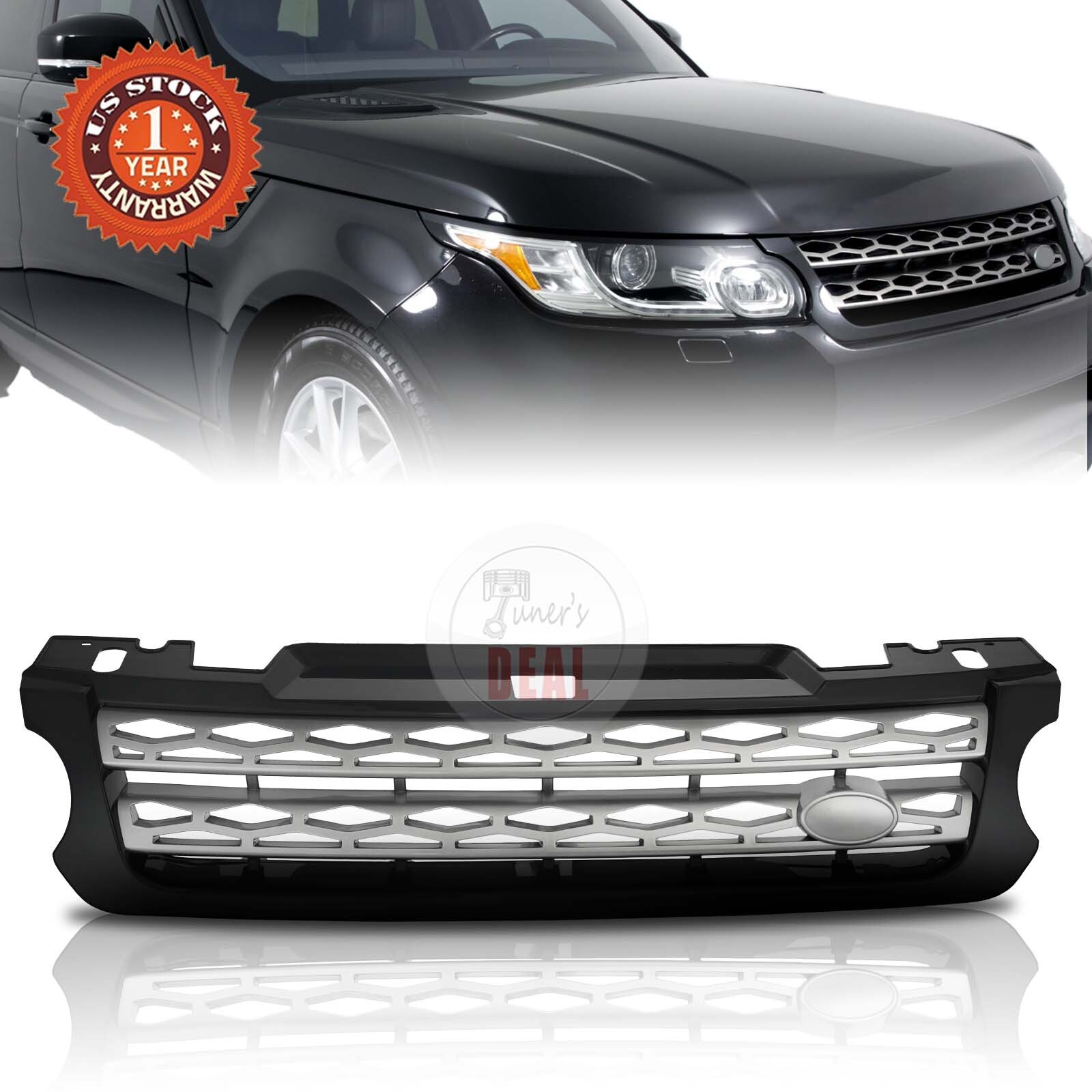 Front Hood Center Grille For 2014-2017 Land Rover Range Rover Sport ...