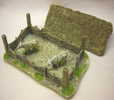 25MM - 28MM Battlefield Buildings - MPN: SX09 - Cattle Enclosure w ...