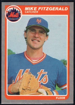 1985 Fleer #78 Mike Fitzgerald NM-MT Mets ID:208988 | eBay