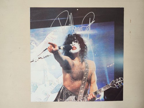 KISS Paul Stanley Signed Autographed 12x12 Live Shot Page With COA COOL ...