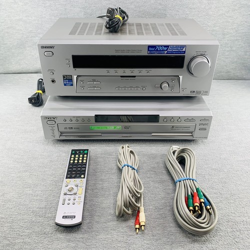 SONY STR-K850P 5.1 Surround Receiver & DVP-NC665P 5-Disc CD/DVD Changer ...