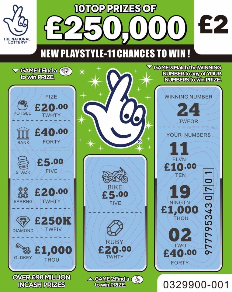 4x Fake Winning Lottery Scratch Cards Prank, Funny Joke Gag Gift for ...