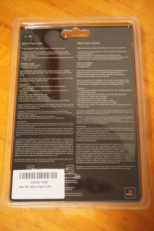 Playstation 3 PS3 OEM Optical Cable | eBay