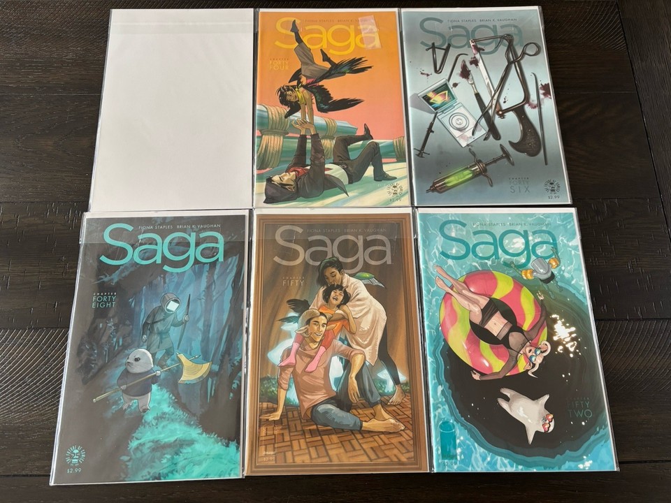 Saga Comic Lot #31, 43-72 Brian K Vaughan Fiona Staples NM-/NM Set | eBay