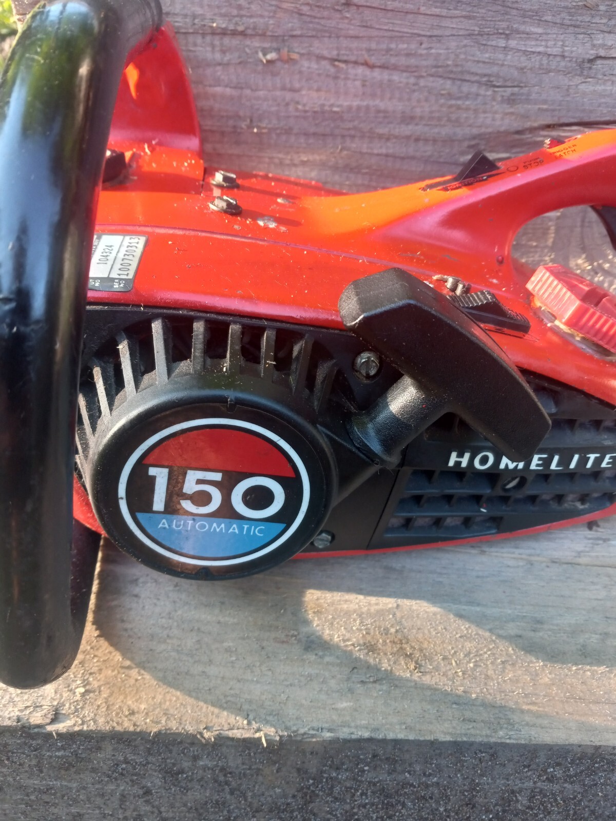 Homelite 150 auto chainsaw-very clean will fire and run on ether | eBay