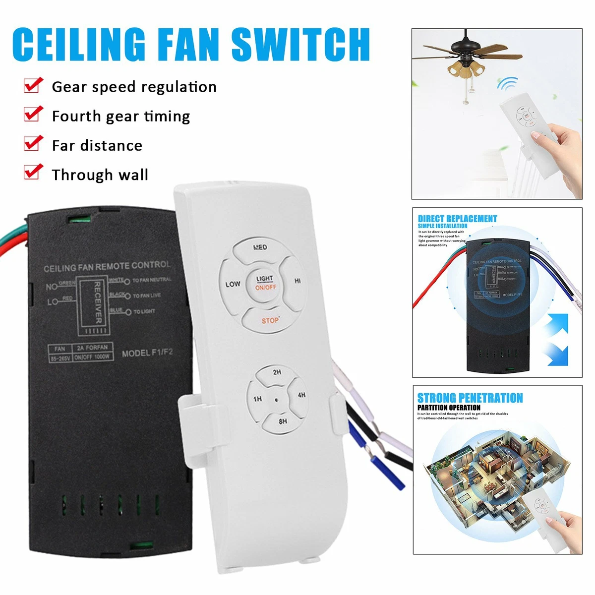 How Does A Wireless Ceiling Fan Work | Shelly Lighting