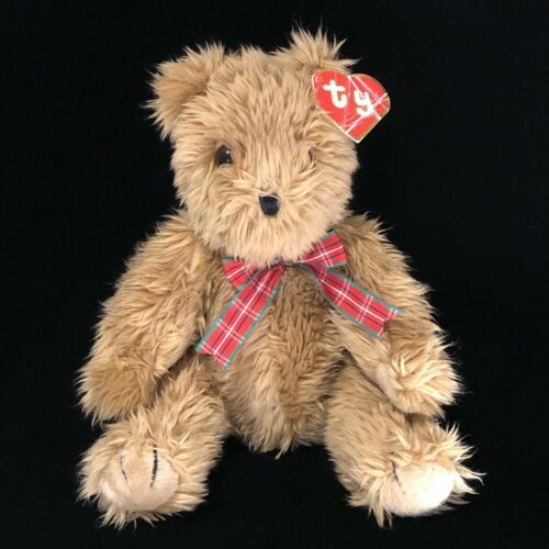 1989 2nd Gen Ty Scruffy Beige Teddy Bear Classic Plush Vintage T113 for ...