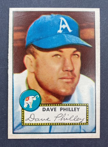 1952 Topps #226 Dave Philley (Philadelphia A's) CENTERED! | eBay