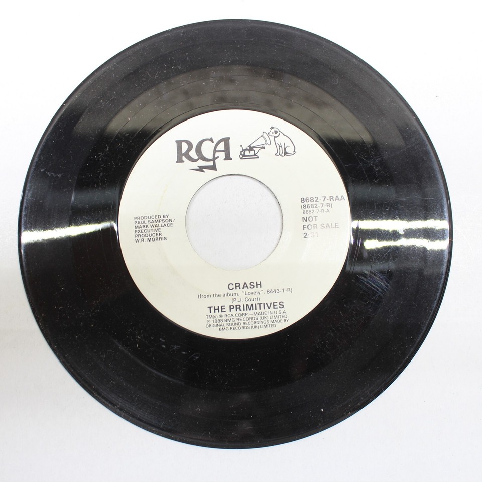 The Primitives Crash 45 Vinyl Record VG+ PROMO Alternative Rock | eBay
