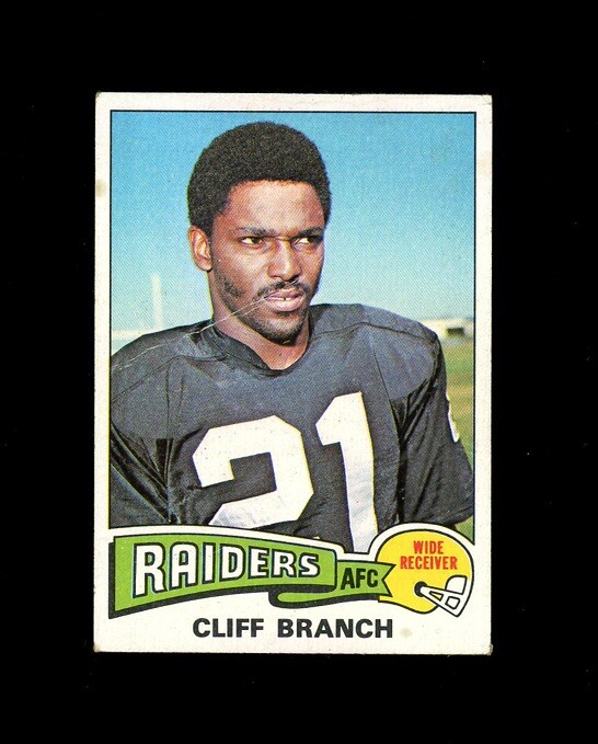 1975 Topps ROOKIE CLIFF BRANCH #524 RC! RAIDERS SEE COND | eBay