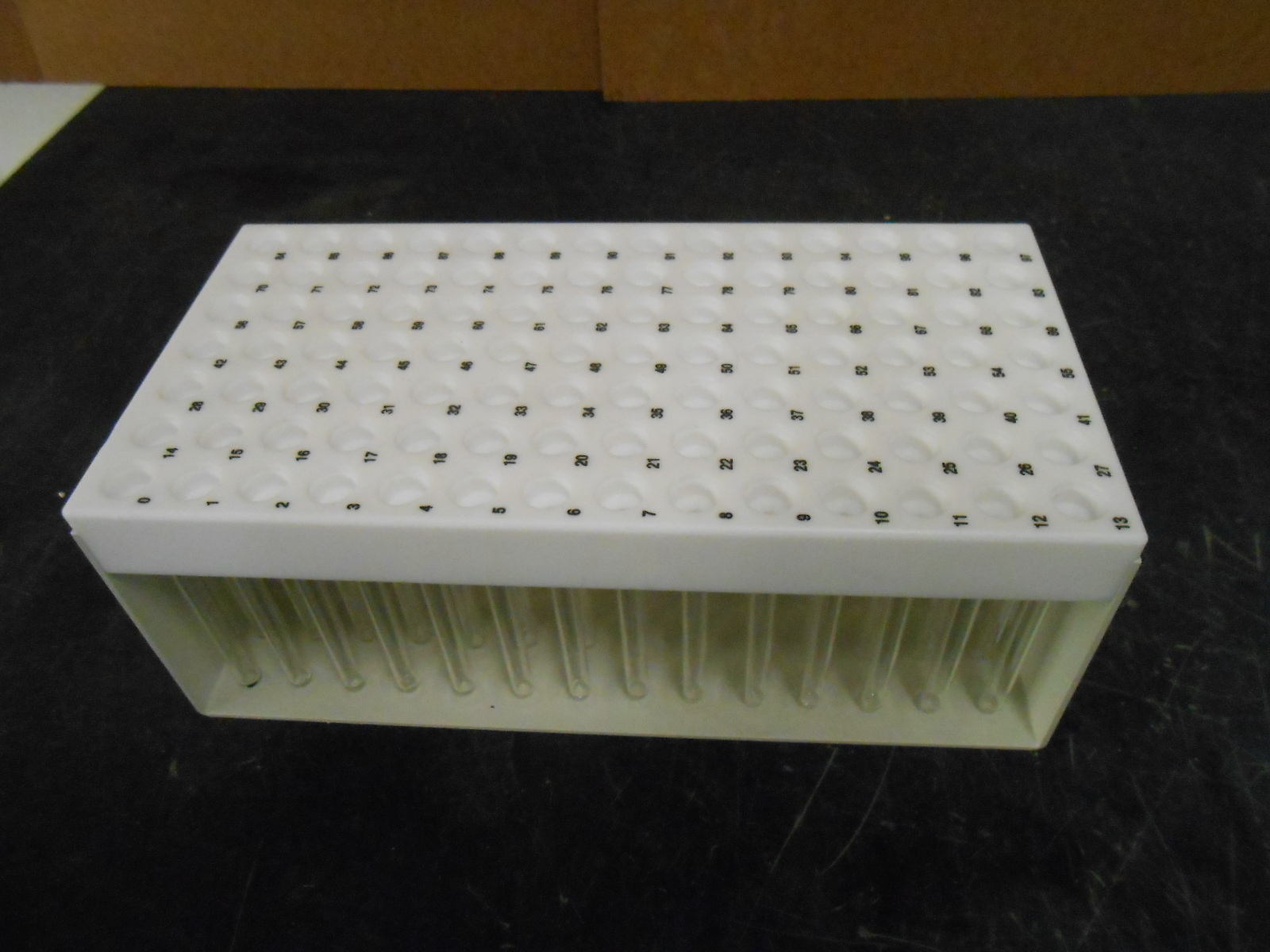 GERSTEL ALEX AUTOMATED LINER EXCHANGE 98 POSITION LINER TRAY MARKED 0 ...