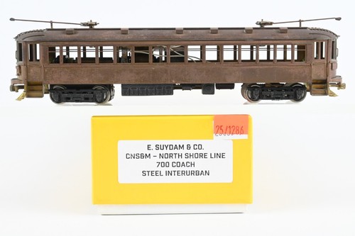 HO Brass E.Suydam & Co. CNS&M North Shore Line 700 Coach Steel ...