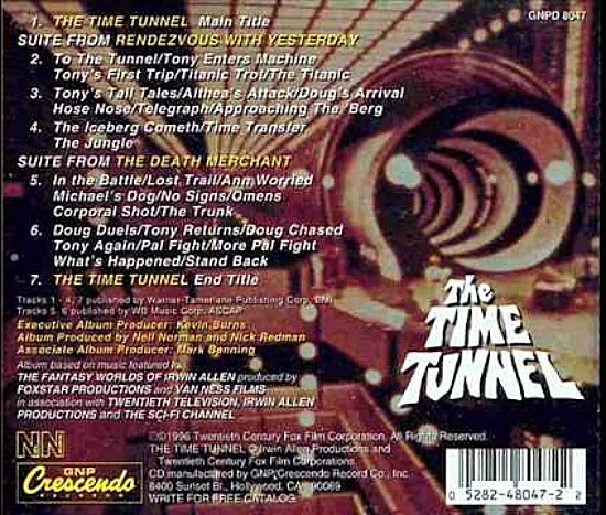 The Time Tunnel TV Series Original Soundtrack Music CD NEW UNUSED ...