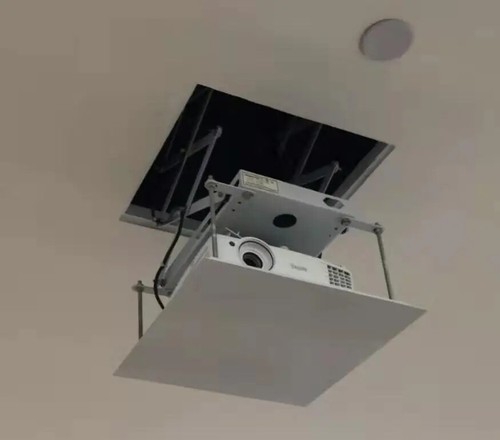 100cm Projector Electric Hanger Remote Control Lifting Bracket Can Hide ...