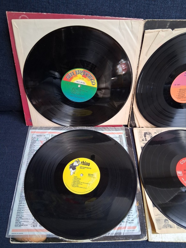 Lot Of 4 1960s LP's Groovy Rock Psychrock Nazz Byrds Cold Blood Easy ...