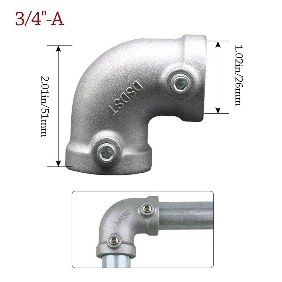 Fixed buckle Pipe Fitting Connector Circular Pipe Connector Steel Tube ...