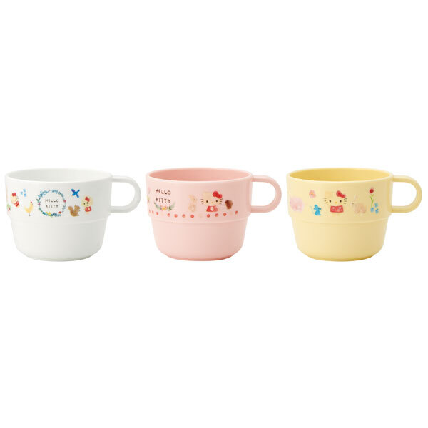 Skater x Hello Kitty Forest Friends Stacking Cup 3pcs Set 4973307551901 ...