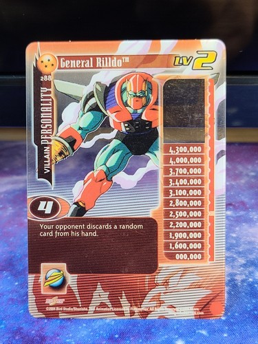 DBZ Dragon Ball GT General Rilldo 288 Hi-tech CCG Unlimited DBGT MP ...