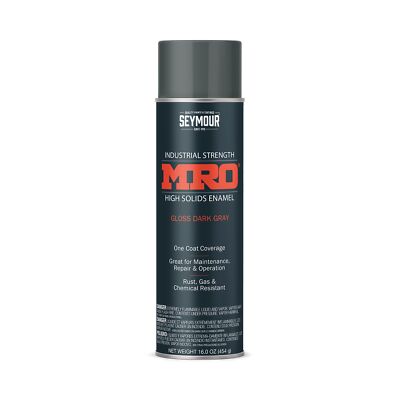 620-1417 Industrial MRO High Solids Spray Paint, Dark Machinery Gray 16 ...