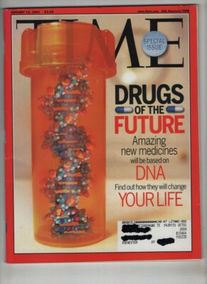 Time Mag Drugs Of The Future DNA Your Life January 15 2001 111220nonr ...