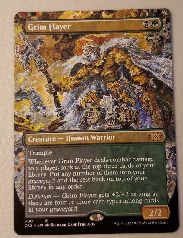 Mtg Grim Flayer 2X2 380 Borderless Near Mint | eBay