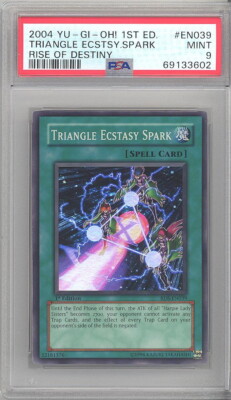 PSA 9 - Yu-Gi-Oh Card - RDS-EN039 - TRIANGLE ECSTASY SPARK (super) *1st ...