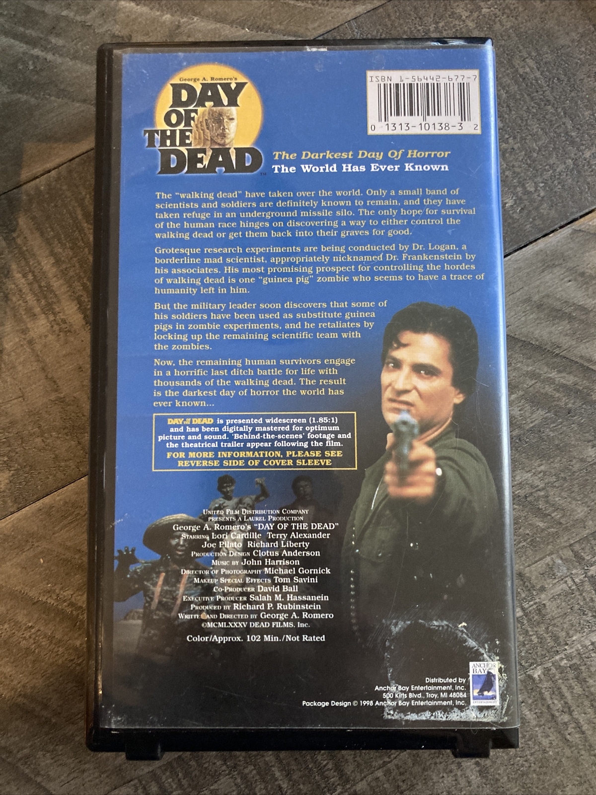 Day of the Dead VHS Collectors Edition Widescreen 1998 George Romero ...