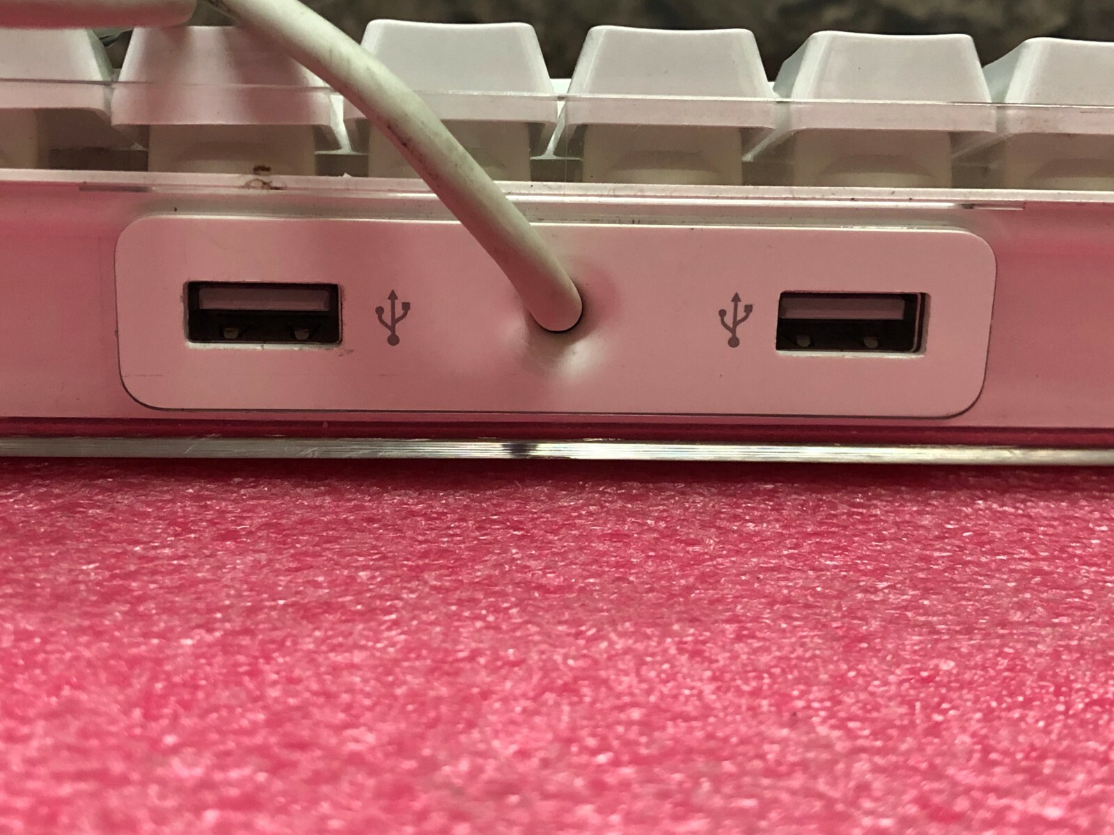 Apple G4 iMac G5 Mac Pro White USB Keyboard 1944 W/2-port Hub Volume ...