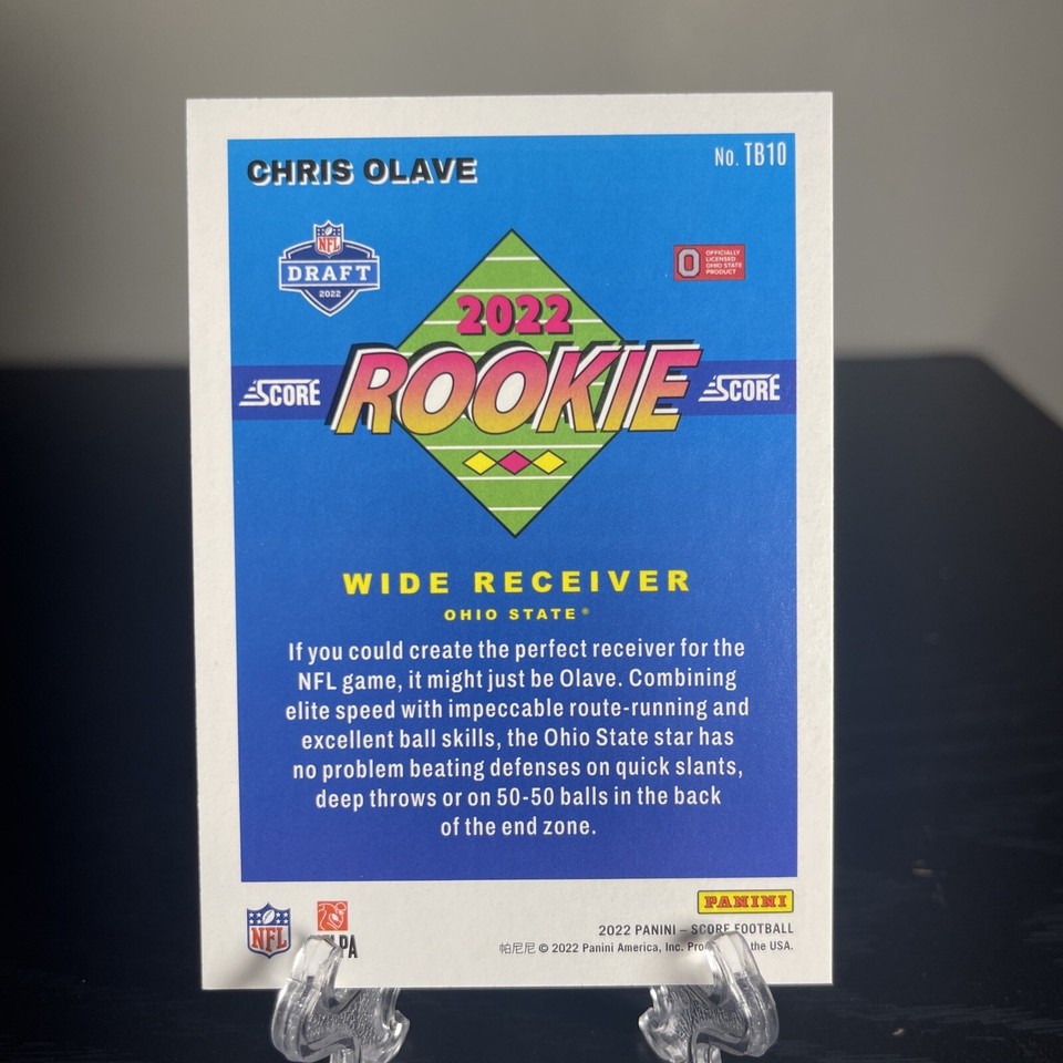 2022 Score - 1992 Throwback Rookie #TB10 Chris Olave (RC) | eBay