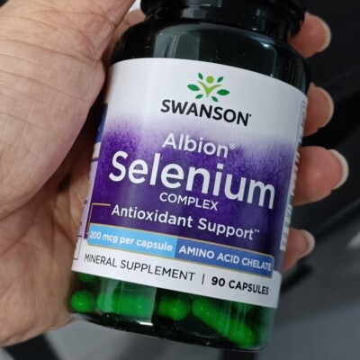 2x Swanson Albion Selenium Complex 200 mcg 180 Caps heart prostate ...