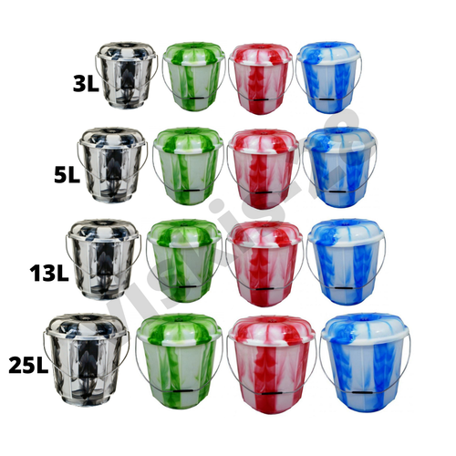 3L/5L/13L/25L VPL Water Mixing Bucket Bin with Lid for Food Storage ...