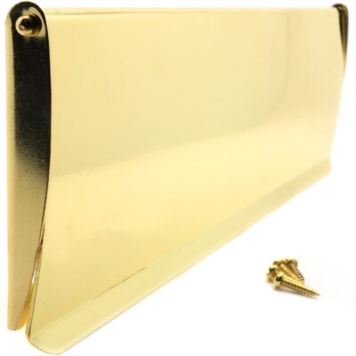 POLISHED BRASS INTERNAL LETTER BOX FLAP DRAUGHT EXCLUDER Inner Post ...